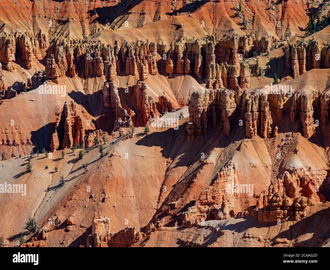 Beautiful landscape saw from Point Supreme Overlook of Cedar Breaks ...