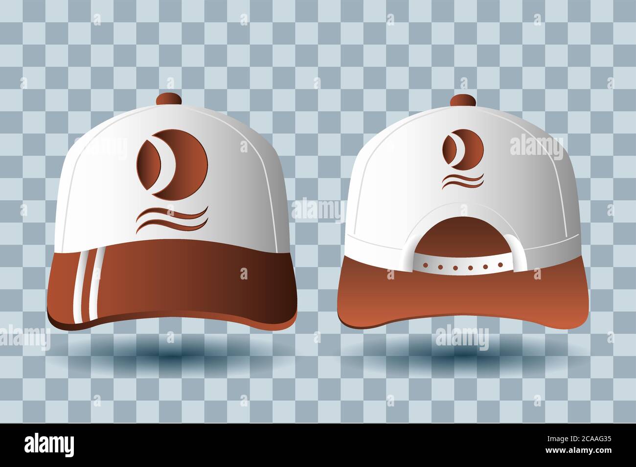 sport caps branding accessories icons vector illustration design Stock ...