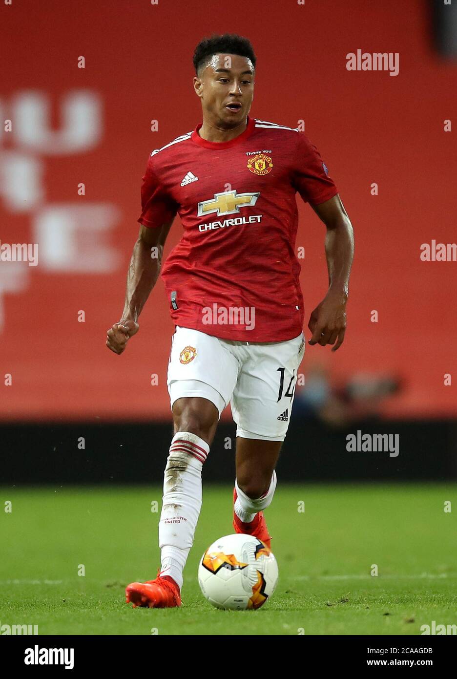 Manchester United's Jesse Lingard during the UEFA Europa League round ...