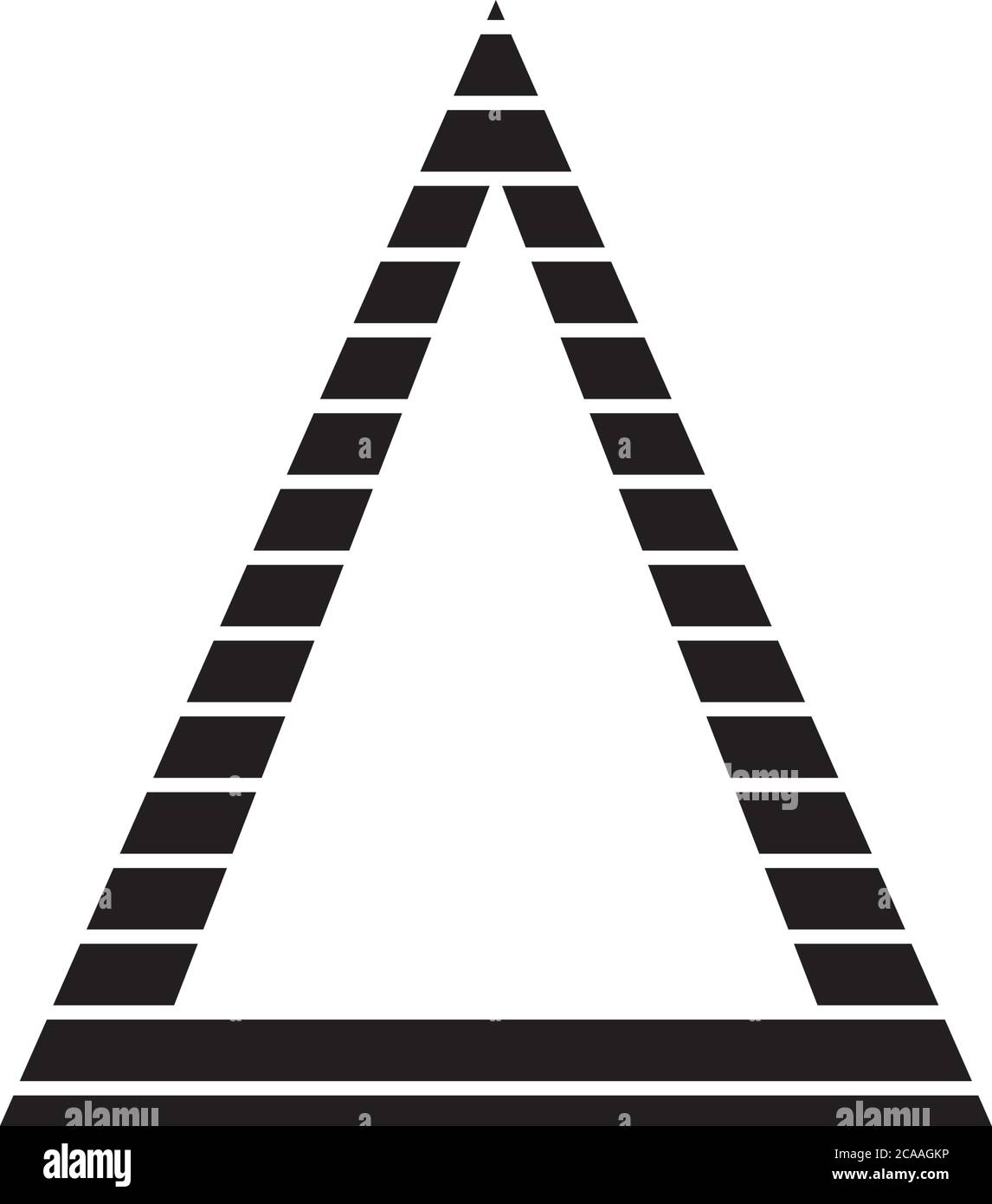 Triangle over circle Stock Vector Images - Alamy