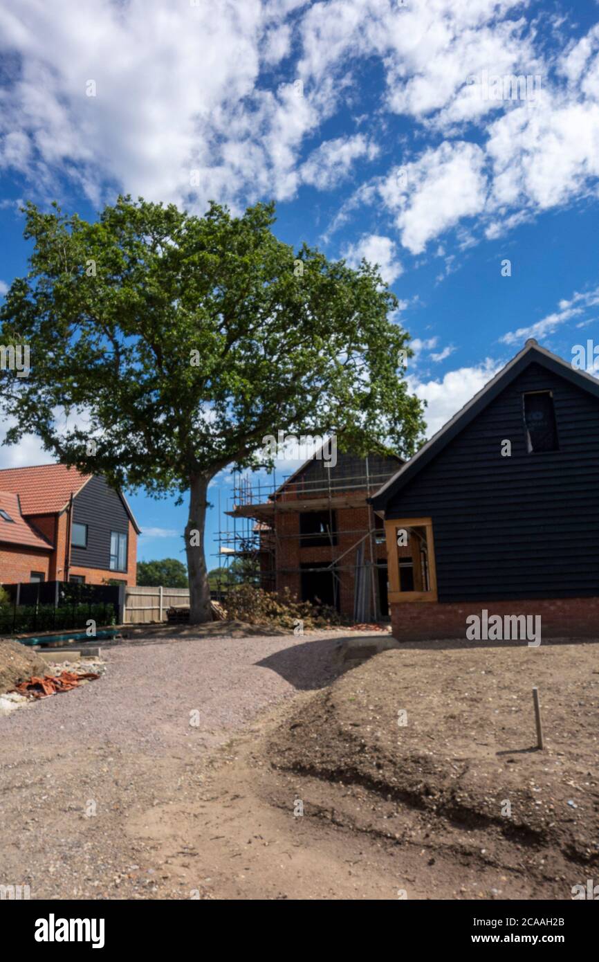Modern Design house in countryside Stock Photo - Alamy