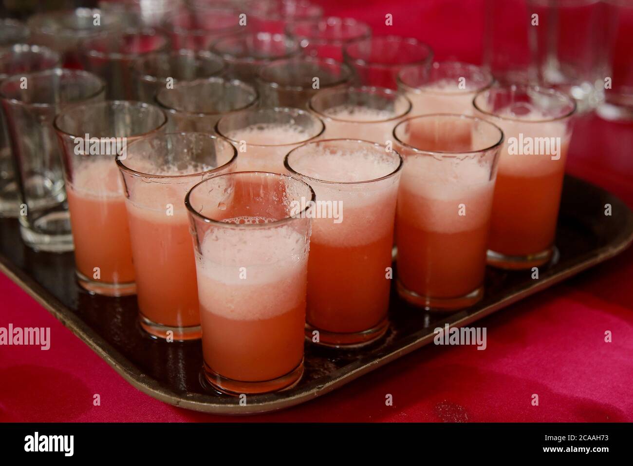Wedding Event Catering Style Juices Recipe. Indian Welcome Drink Fresh ...