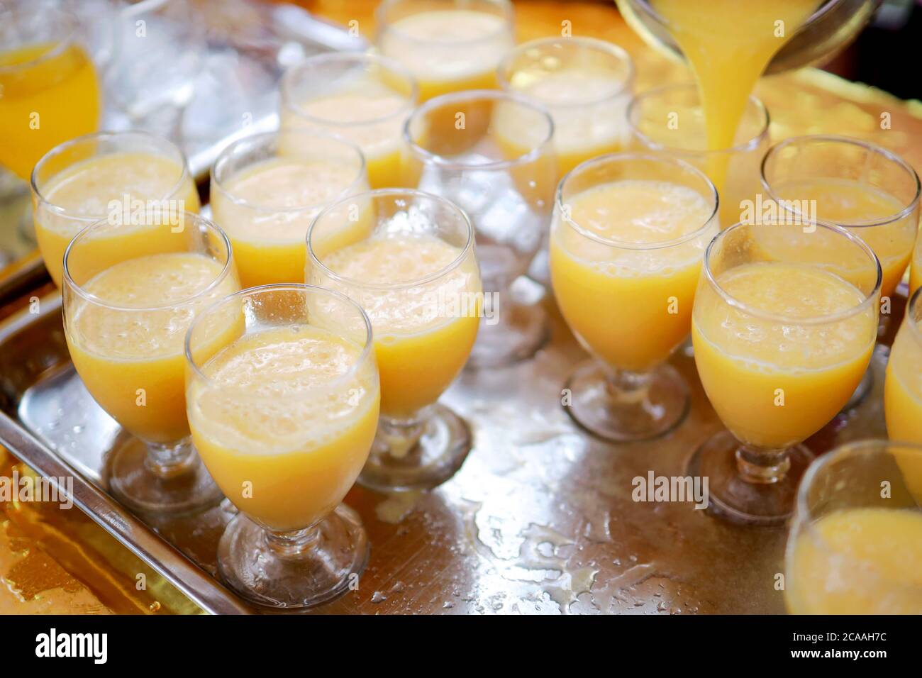 Wedding Event Catering Style Juices Recipe. Indian Welcome Drink Fresh ...
