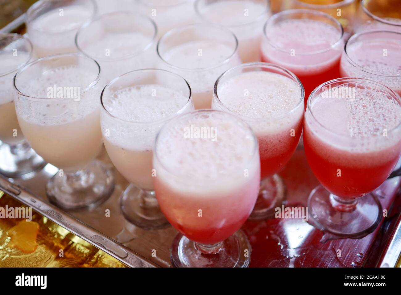 Wedding Event Catering Style Juices Recipe. Indian Welcome Drink Fresh ...