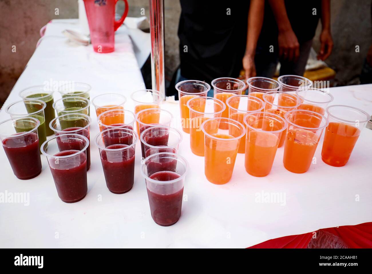 Wedding Event Catering Style Juices Recipe. Indian Welcome Drink Fresh ...