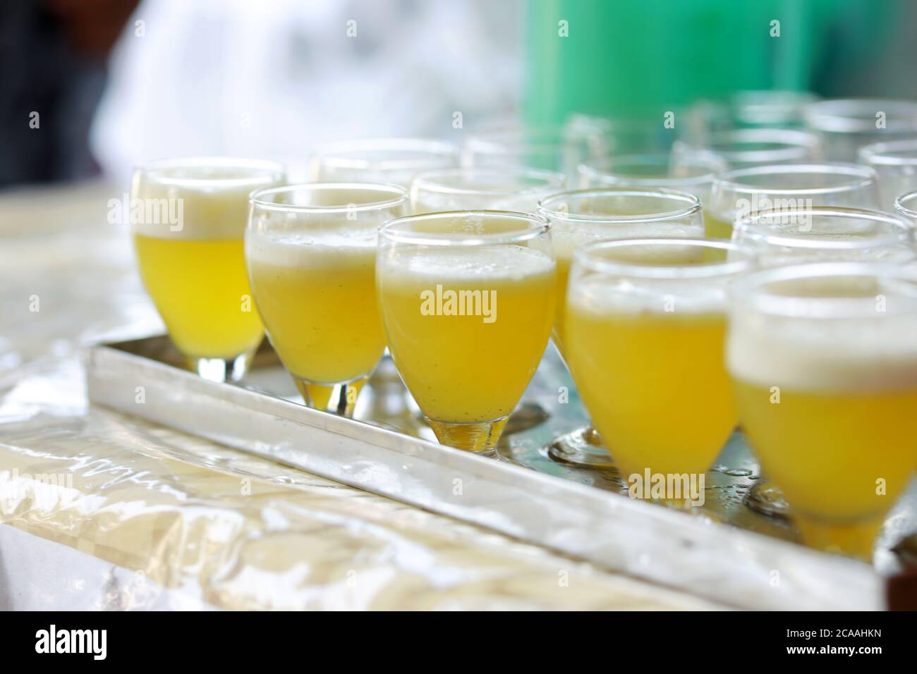 Wedding Event Catering Style Juices Recipe. Indian Welcome Drink Fresh ...