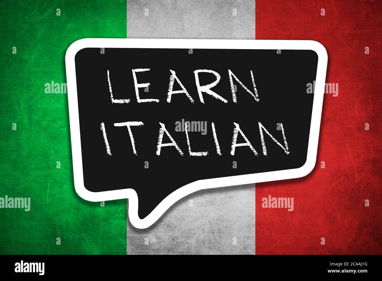 Learn Italian Language Stock Photo - Alamy