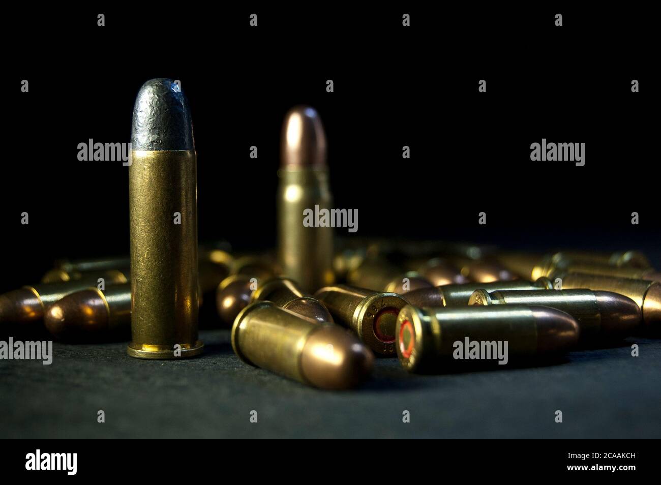 Rifle pistol bullets hi-res stock photography and images - Alamy