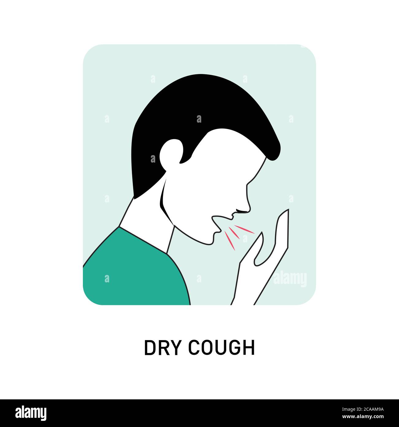 Asthma symptom Stock Vector Images - Alamy