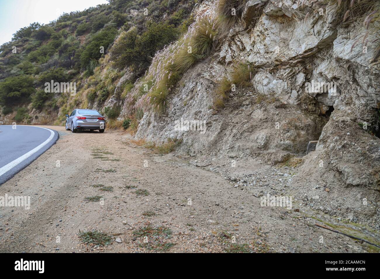 BIG SUR, CALIFORNIA, UNITED STATES - Jun 29, 2020: Grimes Spring, a ...