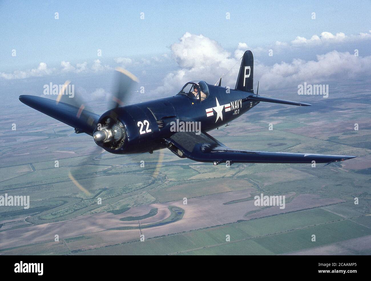 WWII Chance Vought Corsair Fighter airplane Stock Photo - Alamy
