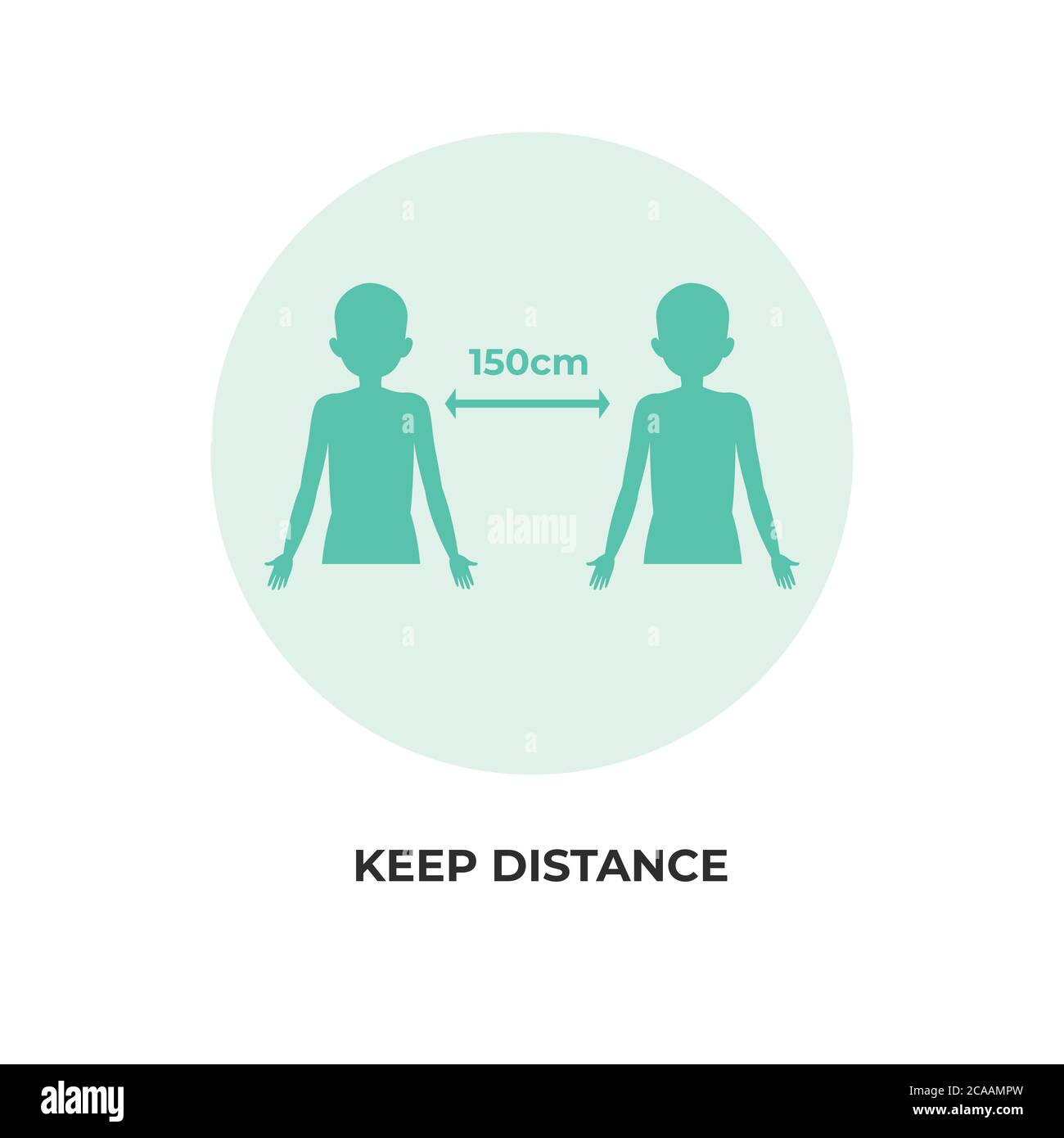 Social Distancing sign. Keep social distance. Keep the 1 meter distance ...