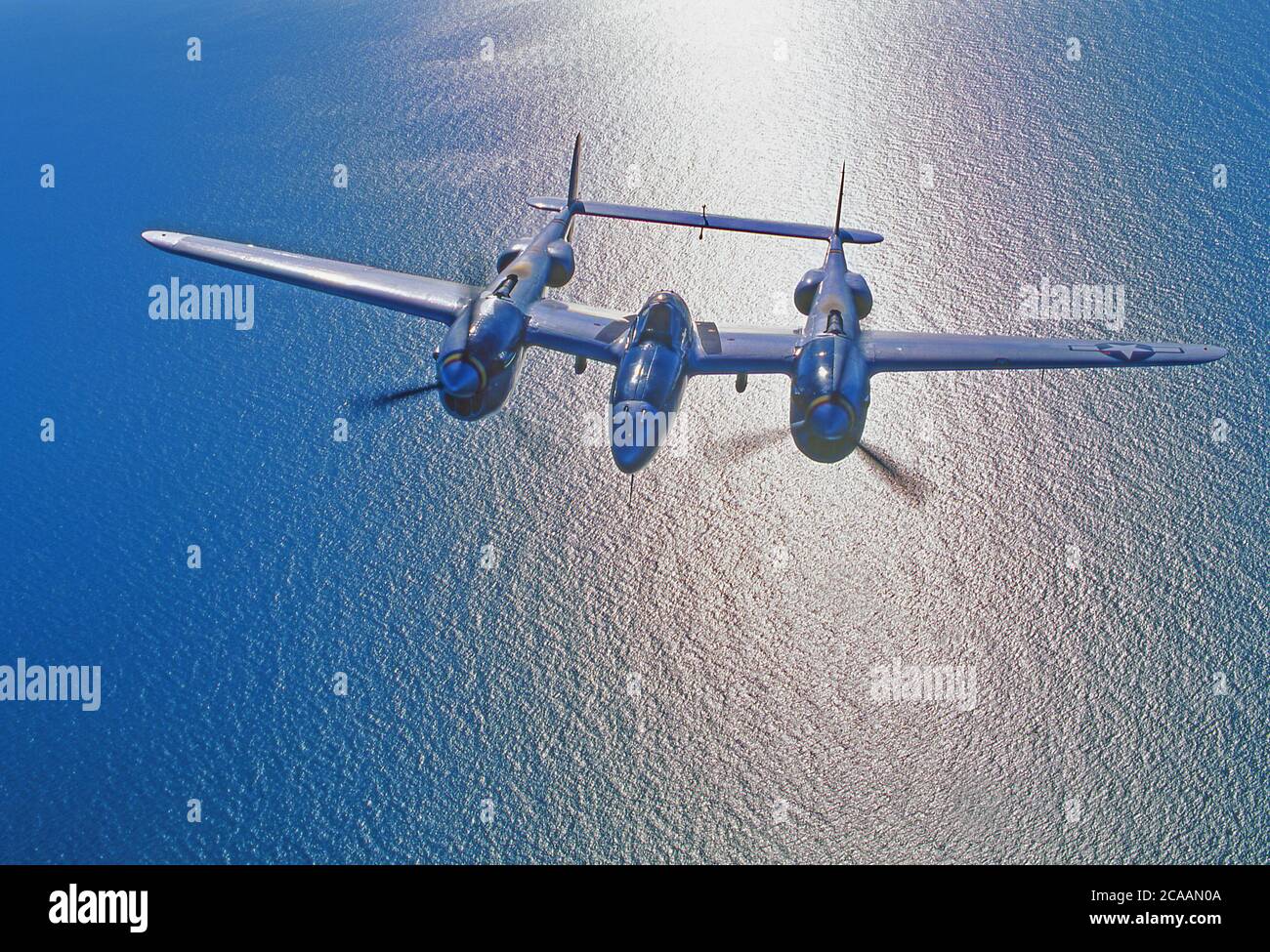 WWII Lockheed P-38 Lightening Fighter Airplane Stock Photo - Alamy