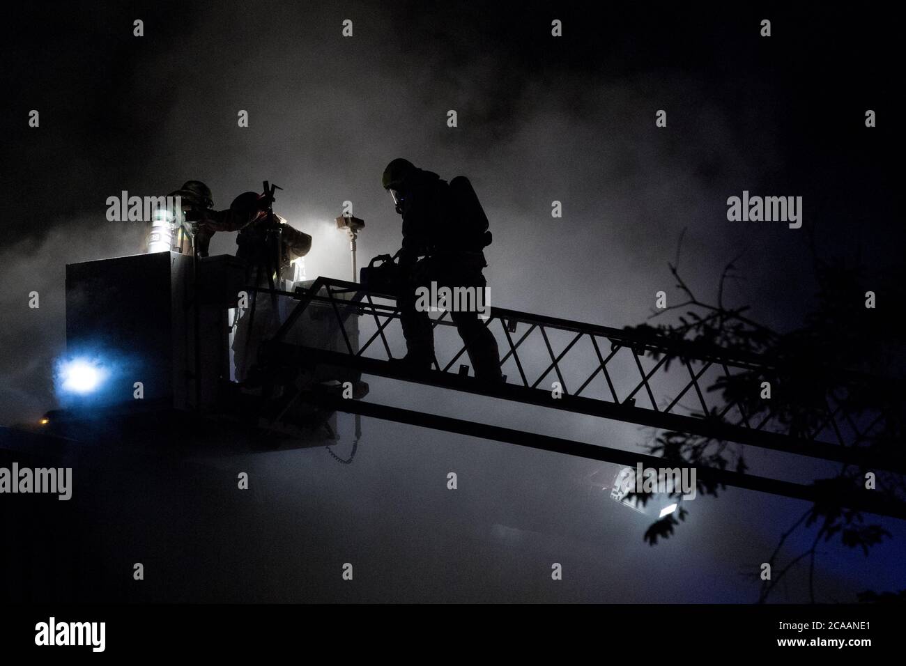 Fire truck ladders hi-res stock photography and images - Alamy