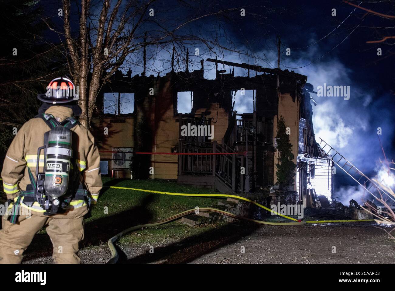 Fire burned window burning wall hi-res stock photography and images - Alamy