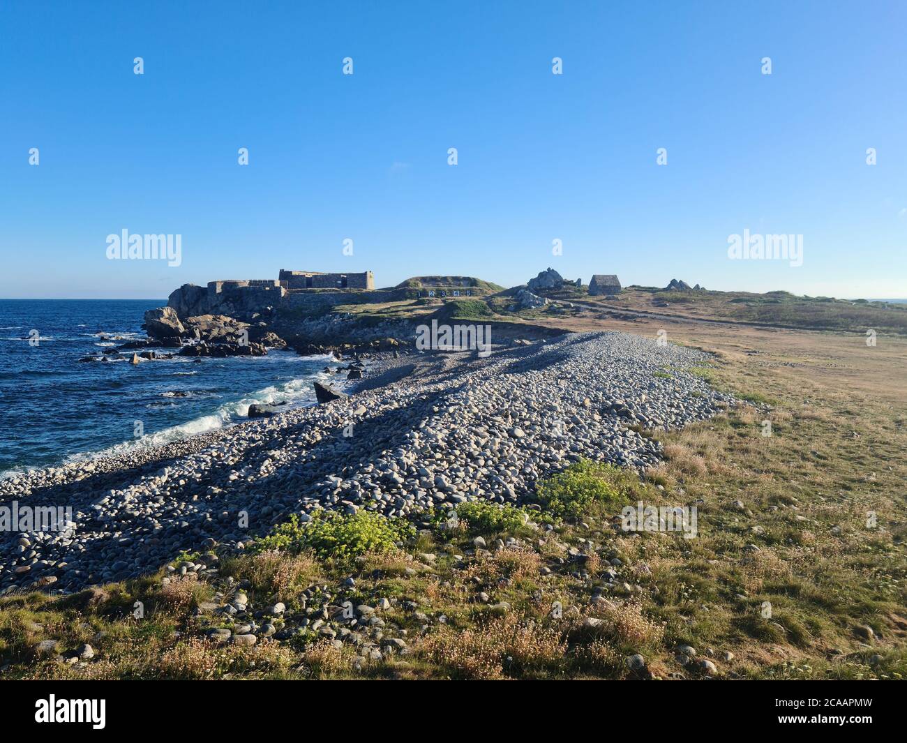 Rifle Range, North Coast, Vale, Guernsey Channel Islands Stock Photo ...