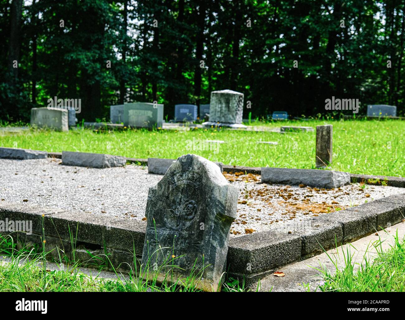 Broken Marker from 1800s Stock Photo - Alamy