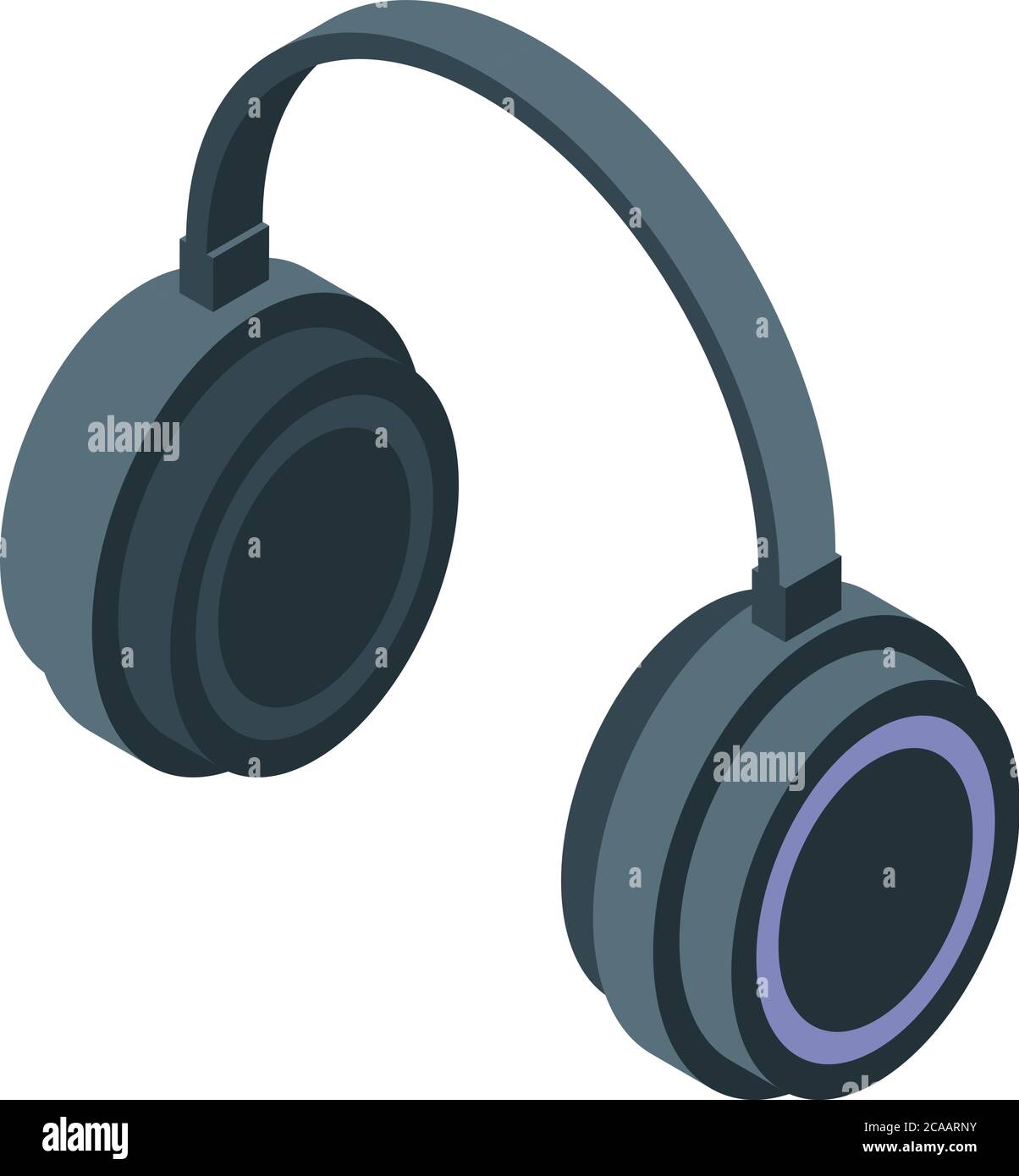 Listen Music Headphones Icon Isometric Style Stock Vector Image And Art