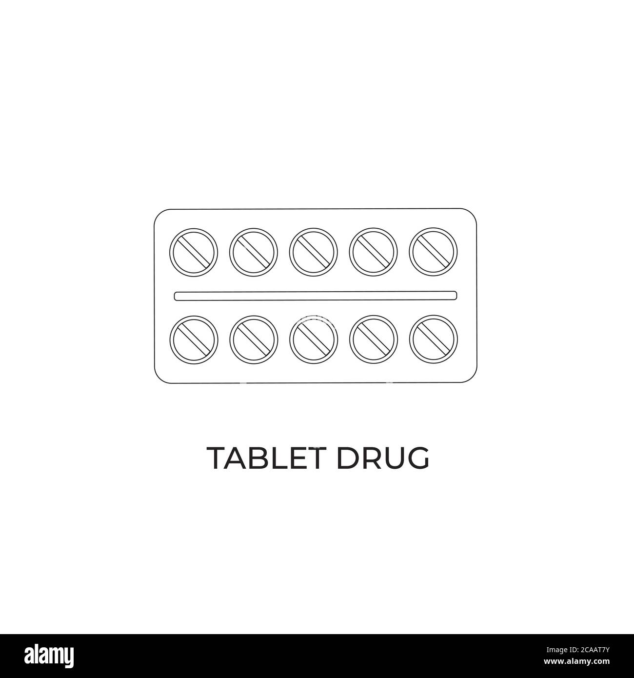 Aspirin drug Stock Vector Images - Alamy