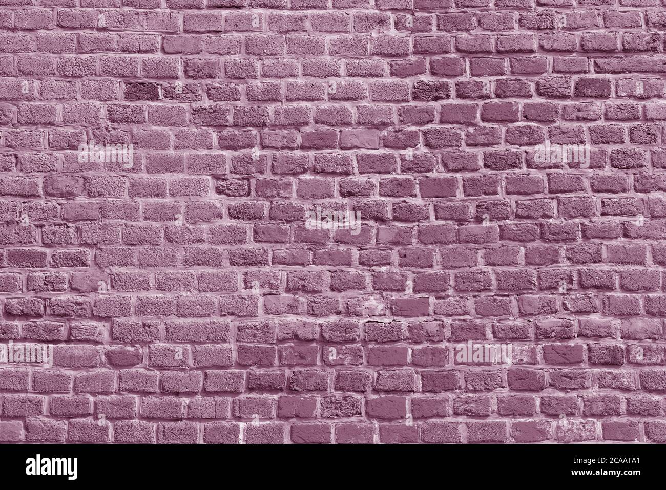 The background of the old pink brick wall for design interior Stock ...