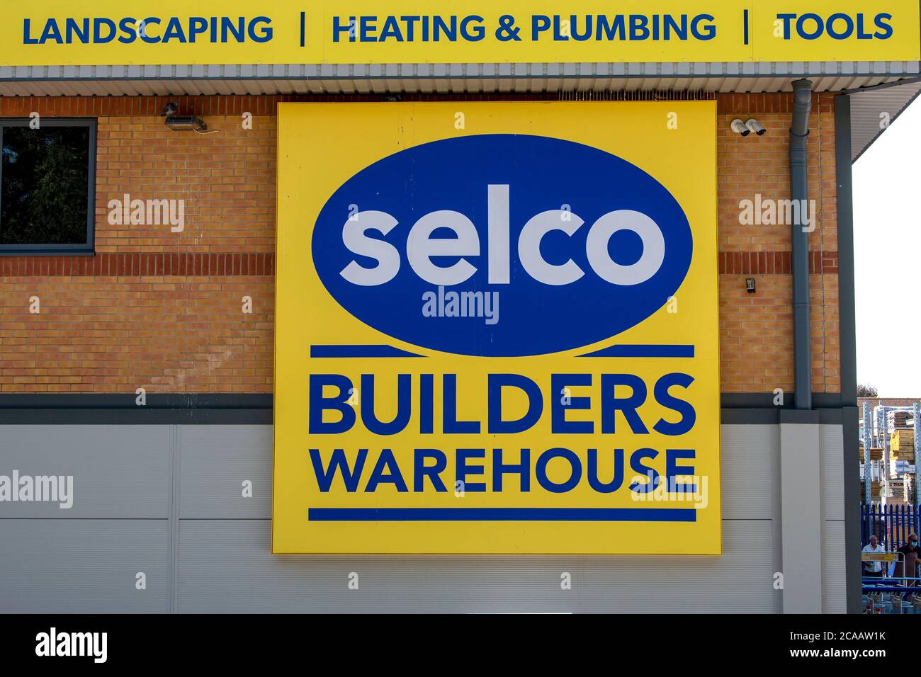 Signage on the front of a branch of The Selco building suppliers ...