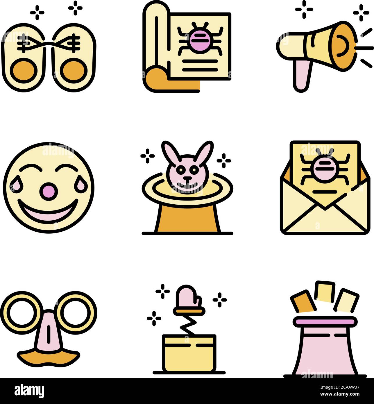 Hoax icons hi-res stock photography and images - Alamy