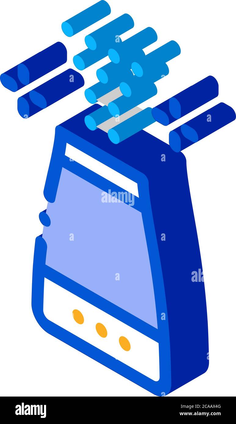 aromatic air device isometric icon vector illustration Stock Vector ...