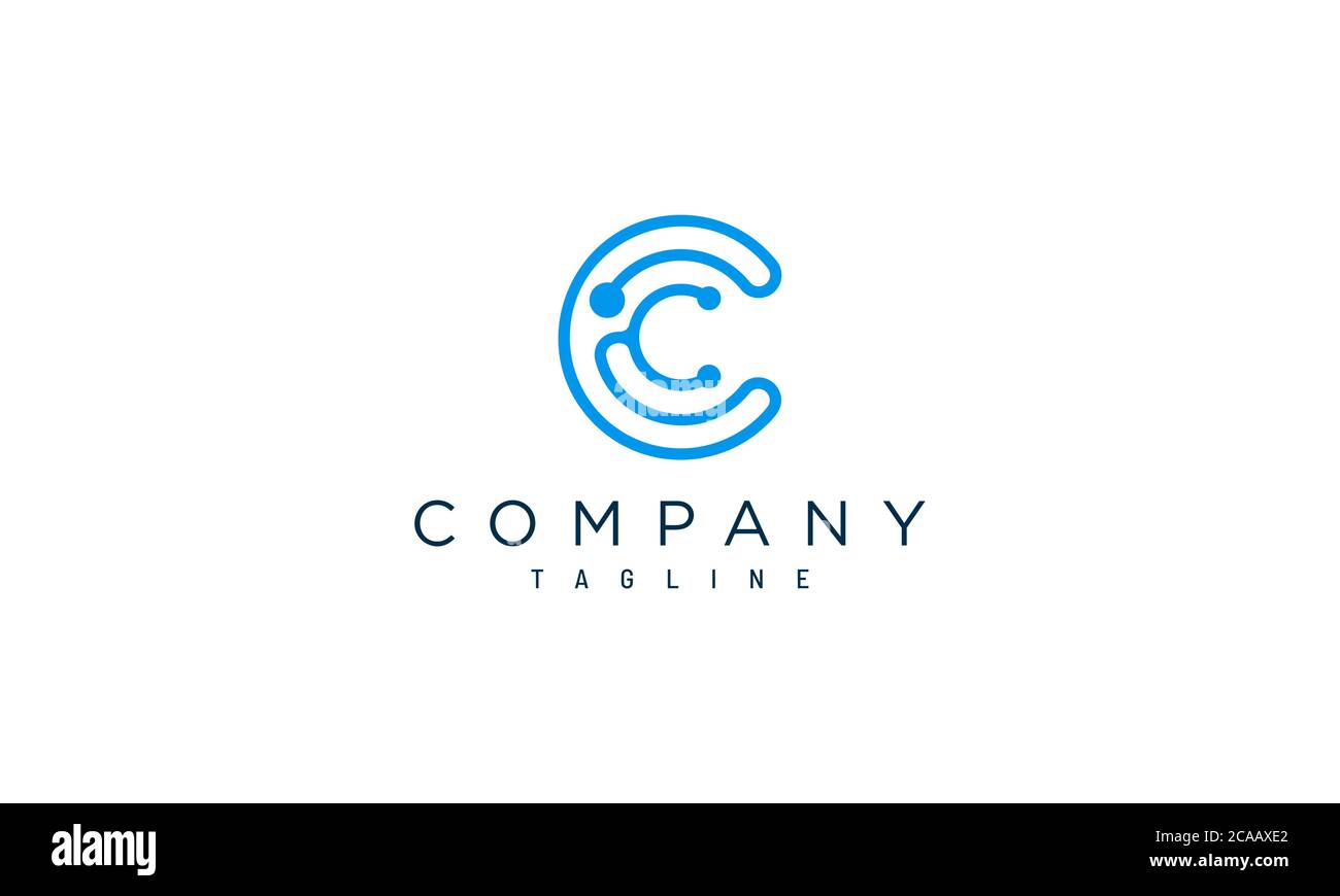 Stethoscope letter C, Logo stethoscope for medical and pharmacy Stock ...