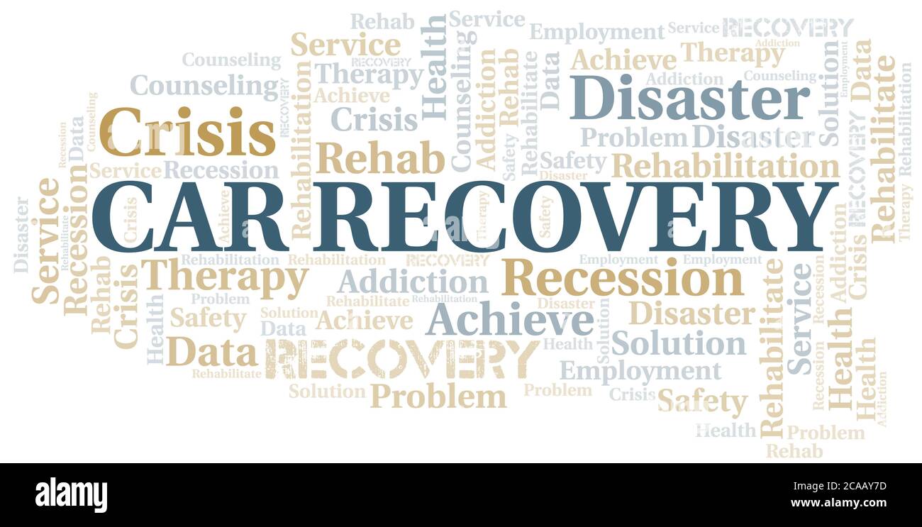 Car Recovery vector word cloud, made with the text only Stock Vector ...