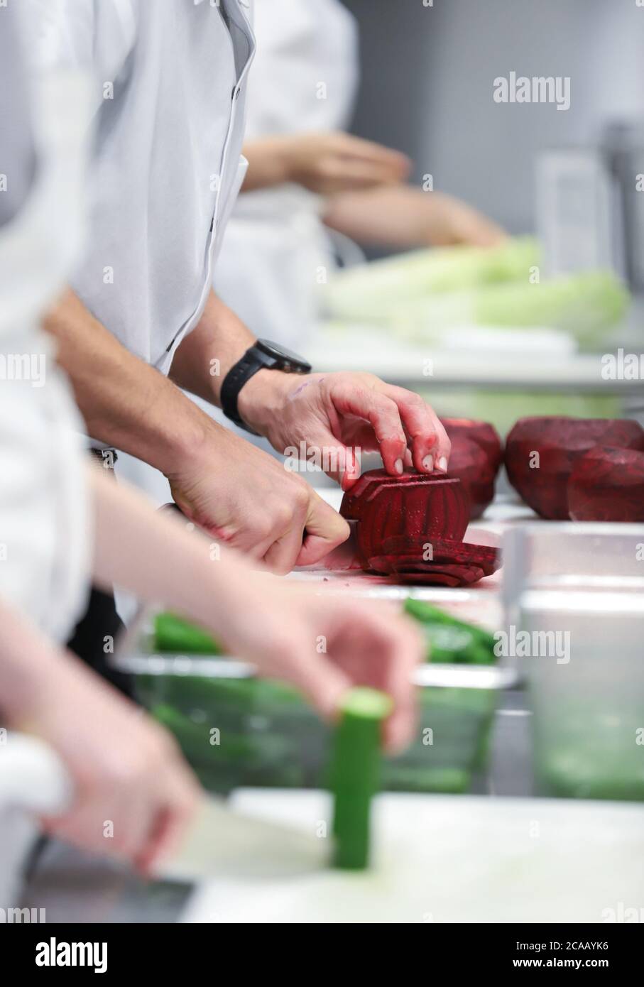 Prep cooks hi-res stock photography and images - Alamy