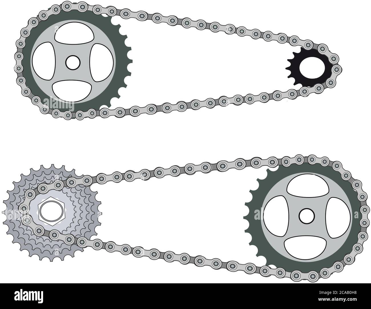 Mechanical car drawing Cut Out Stock Images & Pictures - Alamy