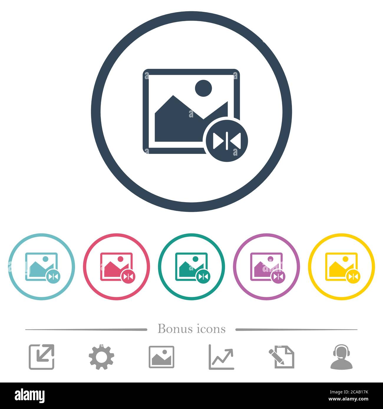 Horizontal flip image flat color icons in round outlines. 6 bonus icons ... Horizontal flip image flat color icons in round outlines. 6 bonus icons ...