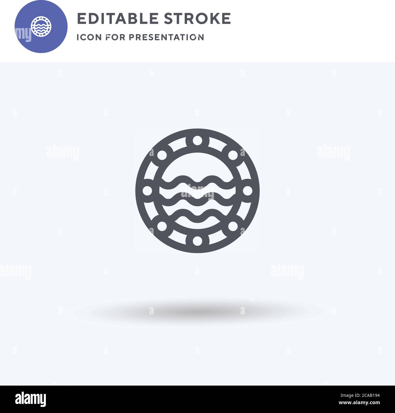 Porthole icon vector, filled flat sign, solid pictogram isolated on ...