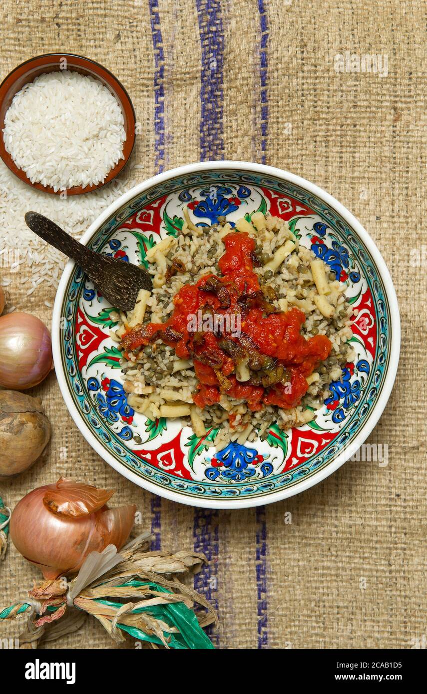 Koshari street hi-res stock photography and images - Alamy