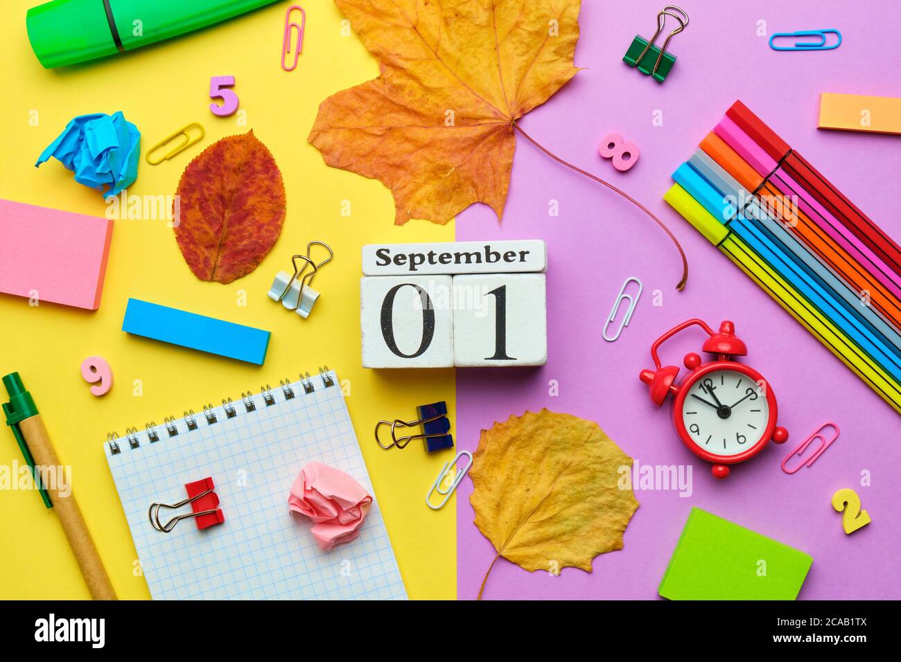The celebration began the month of 1st September back to school Stock ...