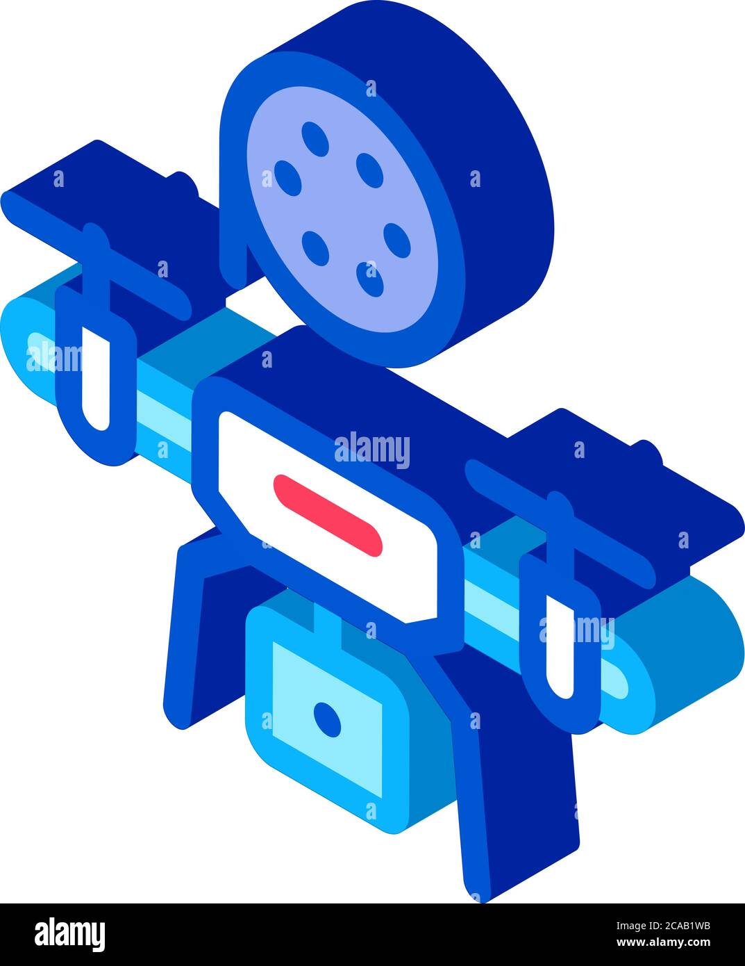 drone record movie isometric icon vector illustration Stock Vector ...