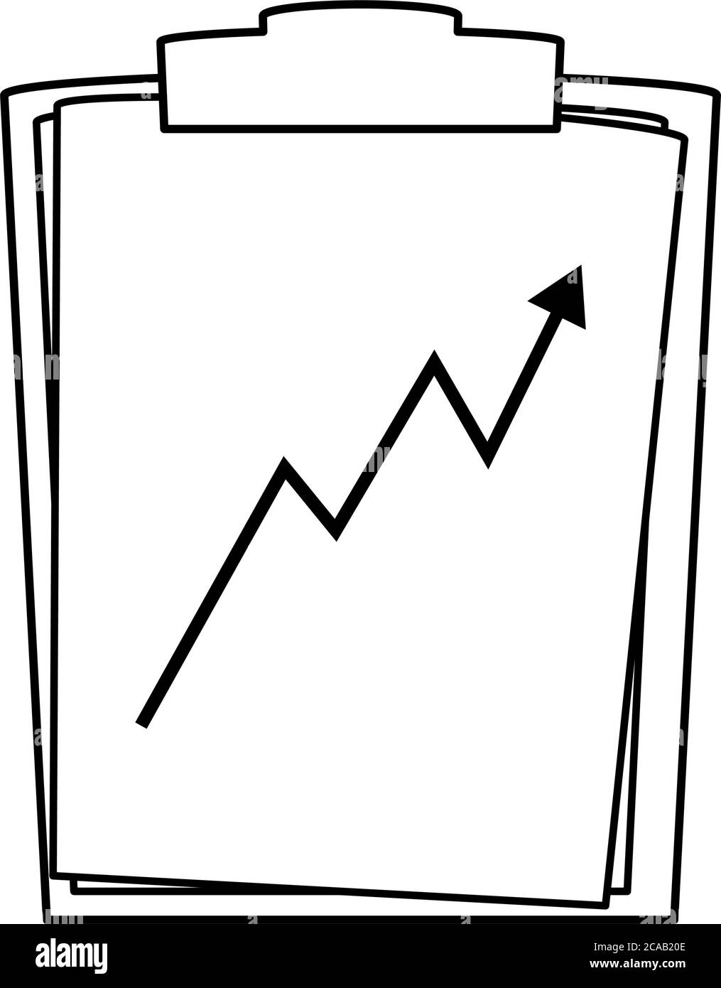 checklist clipboard documents with arrow infographic vector ...