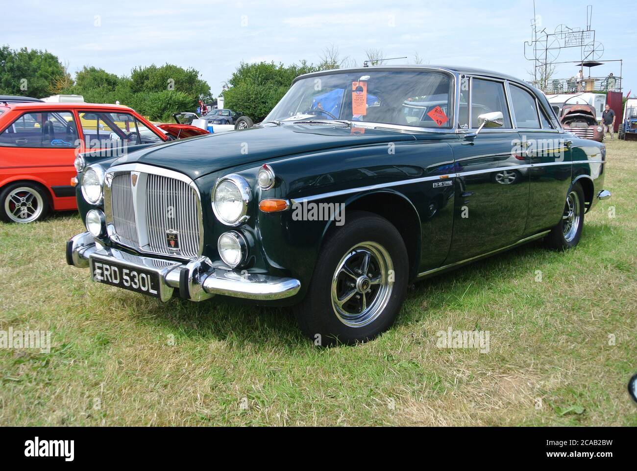 A 1972 Rover P5 3.5l parked up on display at the Torbay Steam Fair ...
