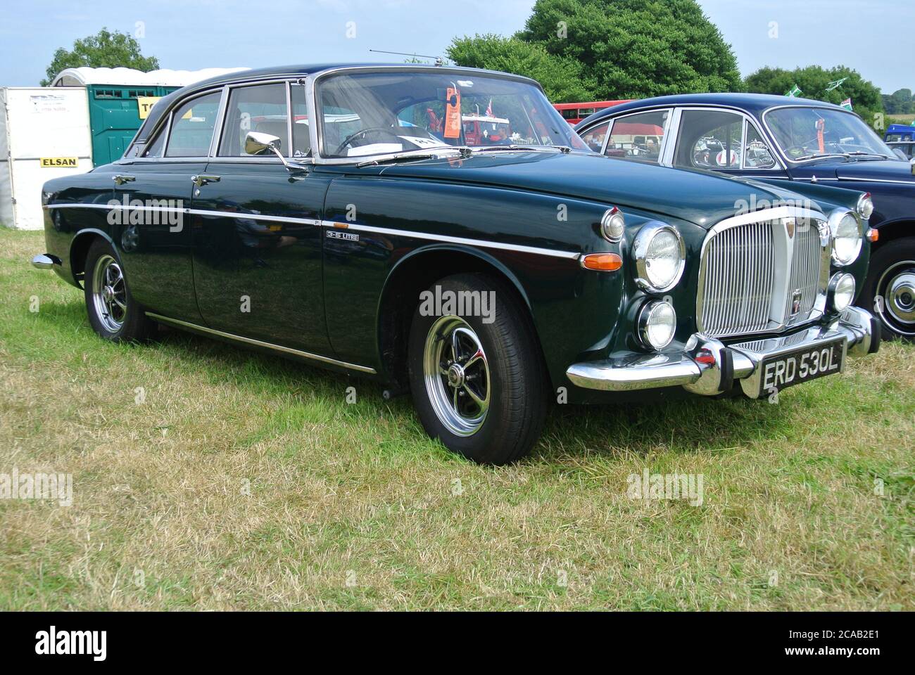 A 1972 Rover P5 3.5l parked up on display at the Torbay Steam Fair ...