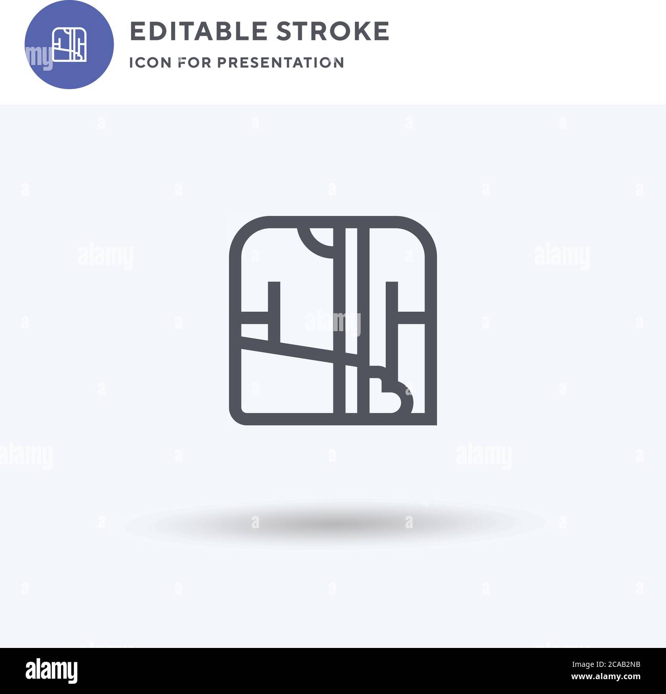 Sling icon vector, filled flat sign, solid pictogram isolated on white ...