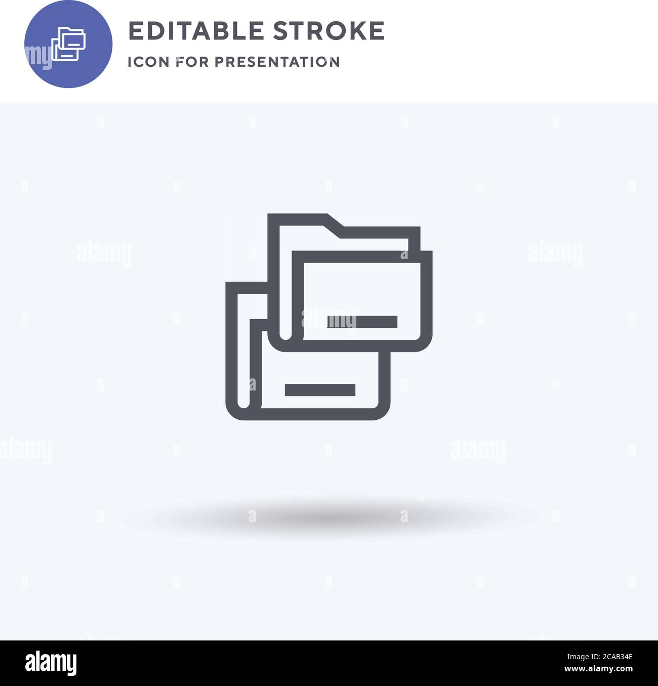 Copy icon vector, filled flat sign, solid pictogram isolated on white ...