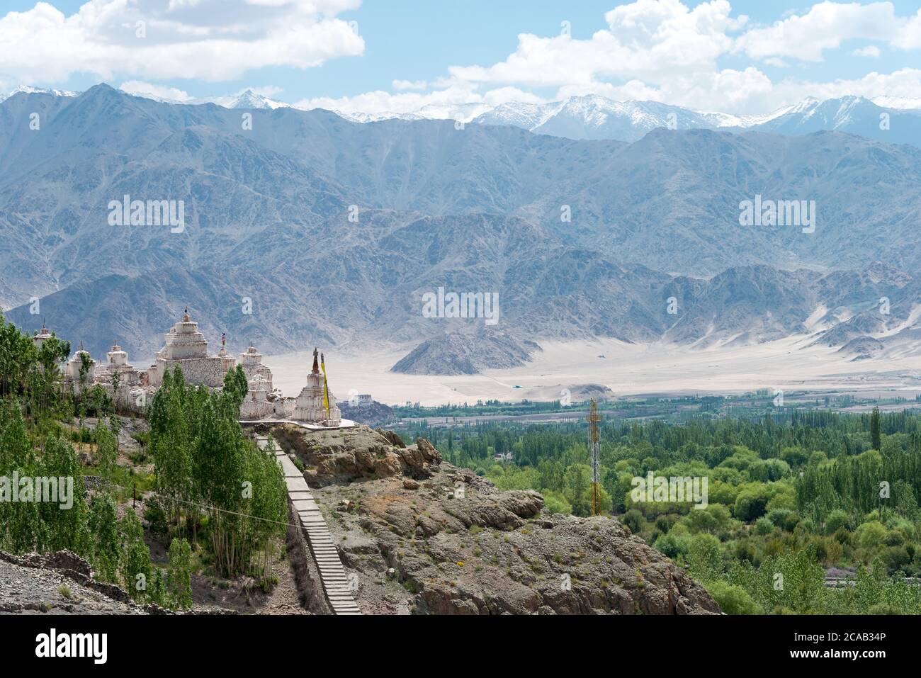 Ladakh, India - Beautiful scenic view from Matho Village in Ladakh ...