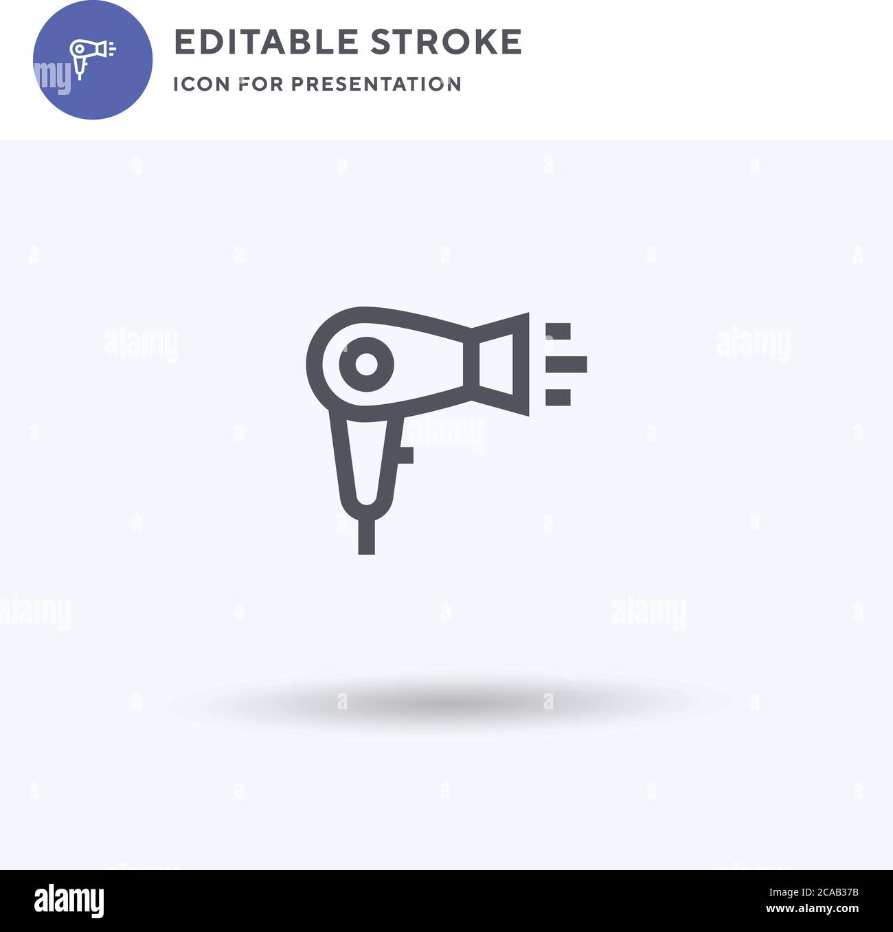 Blow Dryer Icon Vector