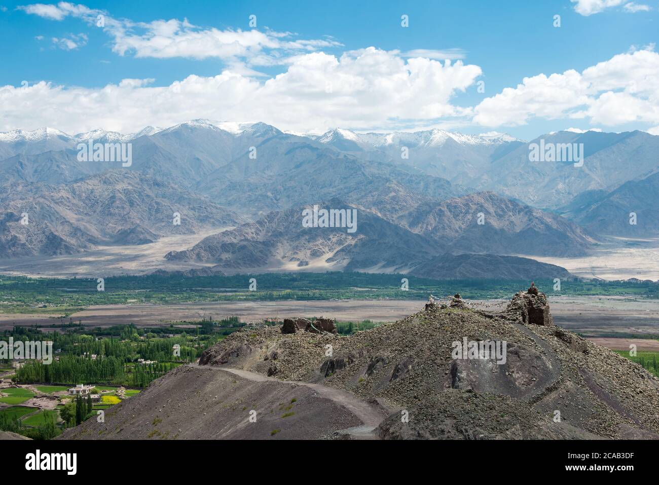 Ladakh, India - Beautiful scenic view from Matho Village in Ladakh ...