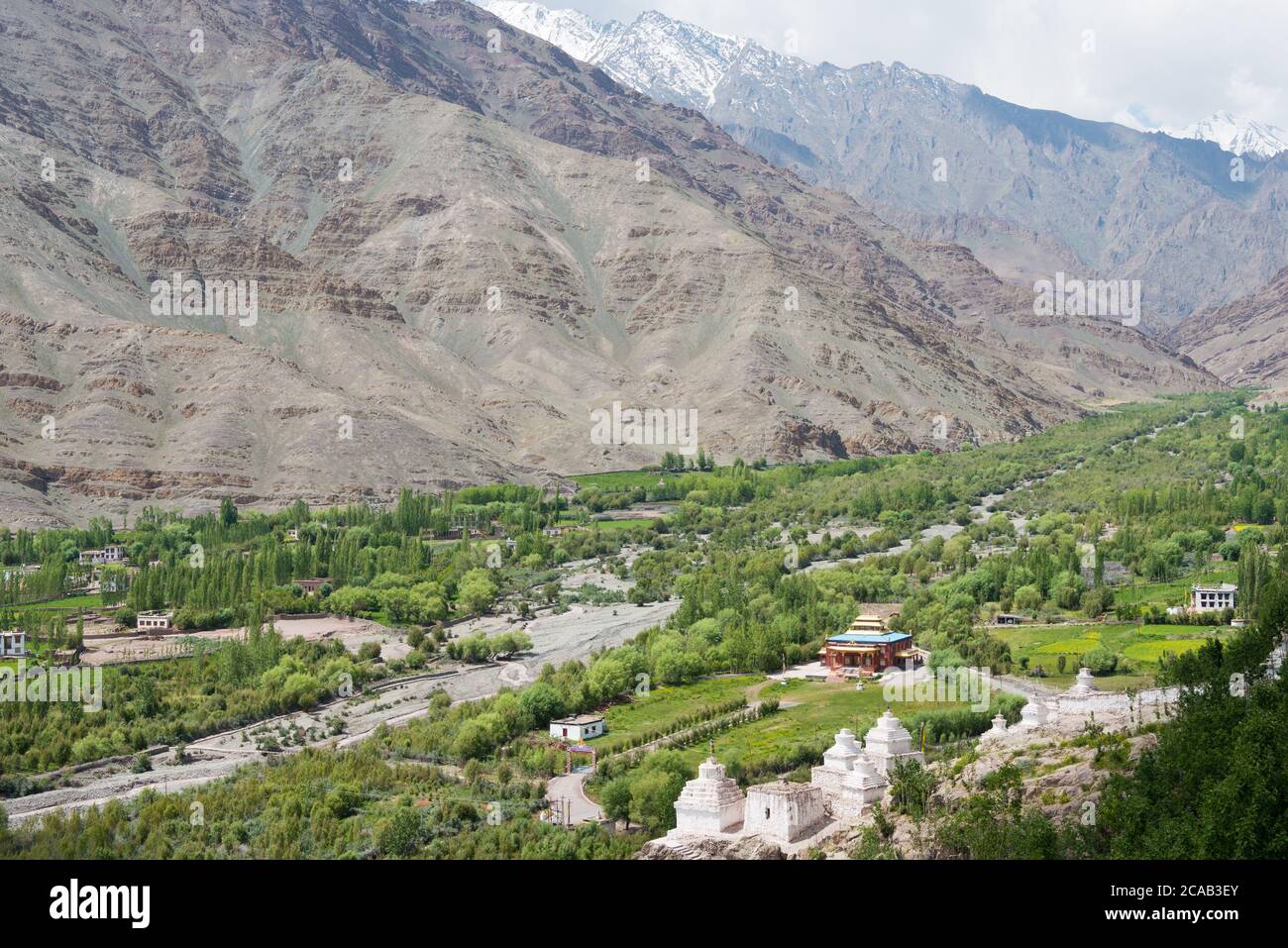 Ladakh, India - Beautiful scenic view from Matho Village in Ladakh ...