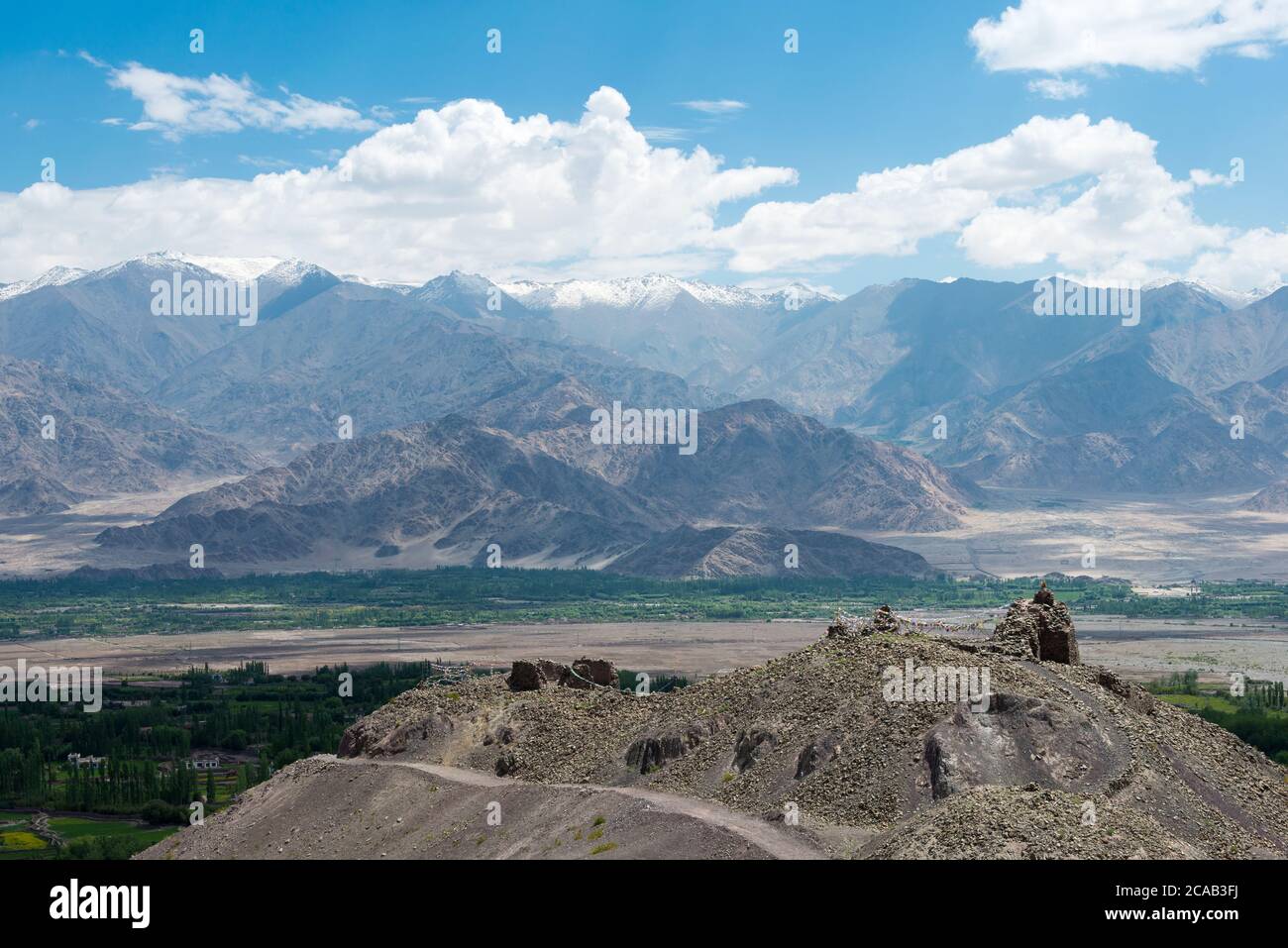 Ladakh, India - Beautiful scenic view from Matho Village in Ladakh ...