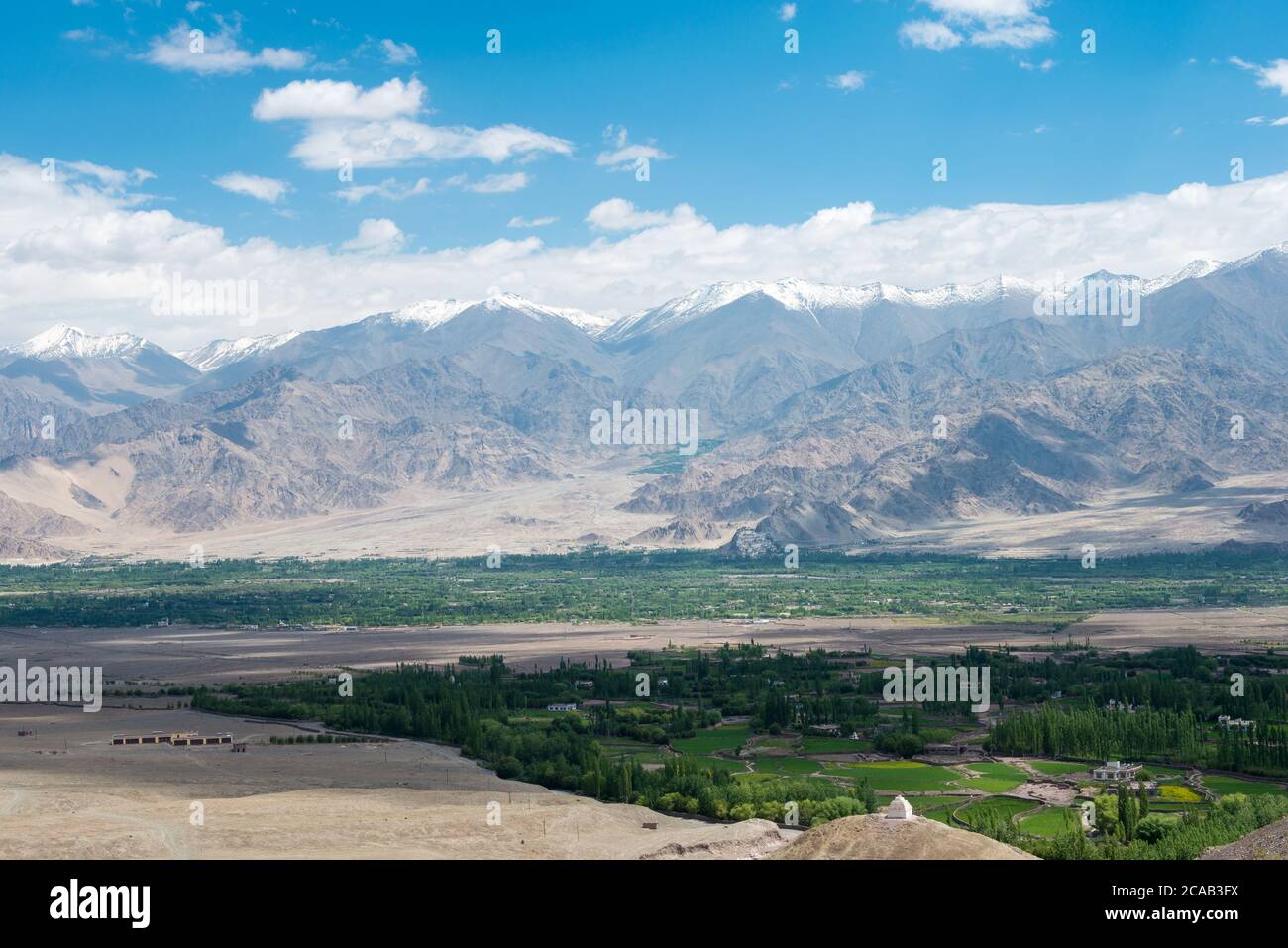 Ladakh, India - Beautiful scenic view from Matho Village in Ladakh ...