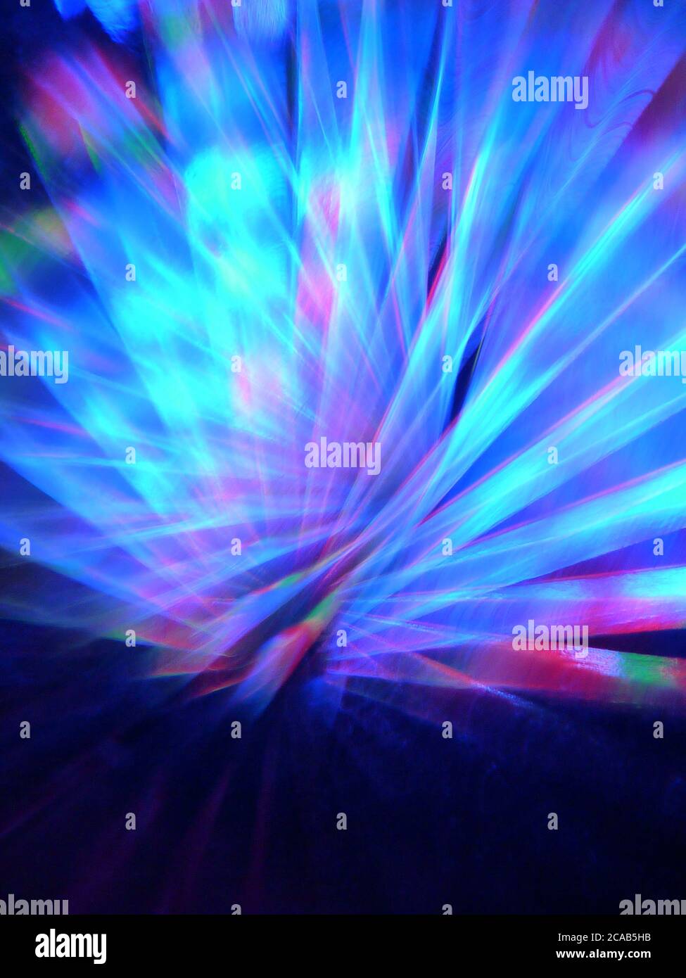 Blurred background with digital abstract lights Stock Photo - Alamy