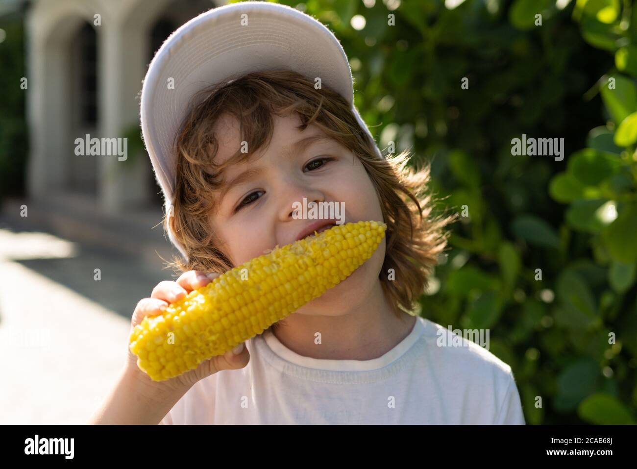 Corn farming kids hi-res stock photography and images - Alamy
