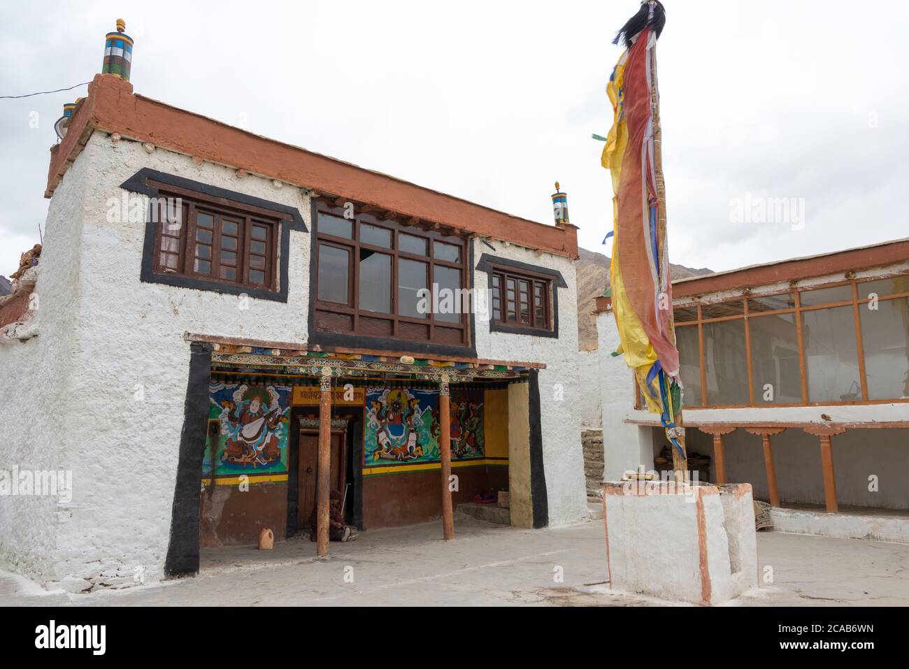 Ladakh, India - Nyoma Monastery (Nyoma Gompa) in Nyoma, Ladakh, Jammu ...